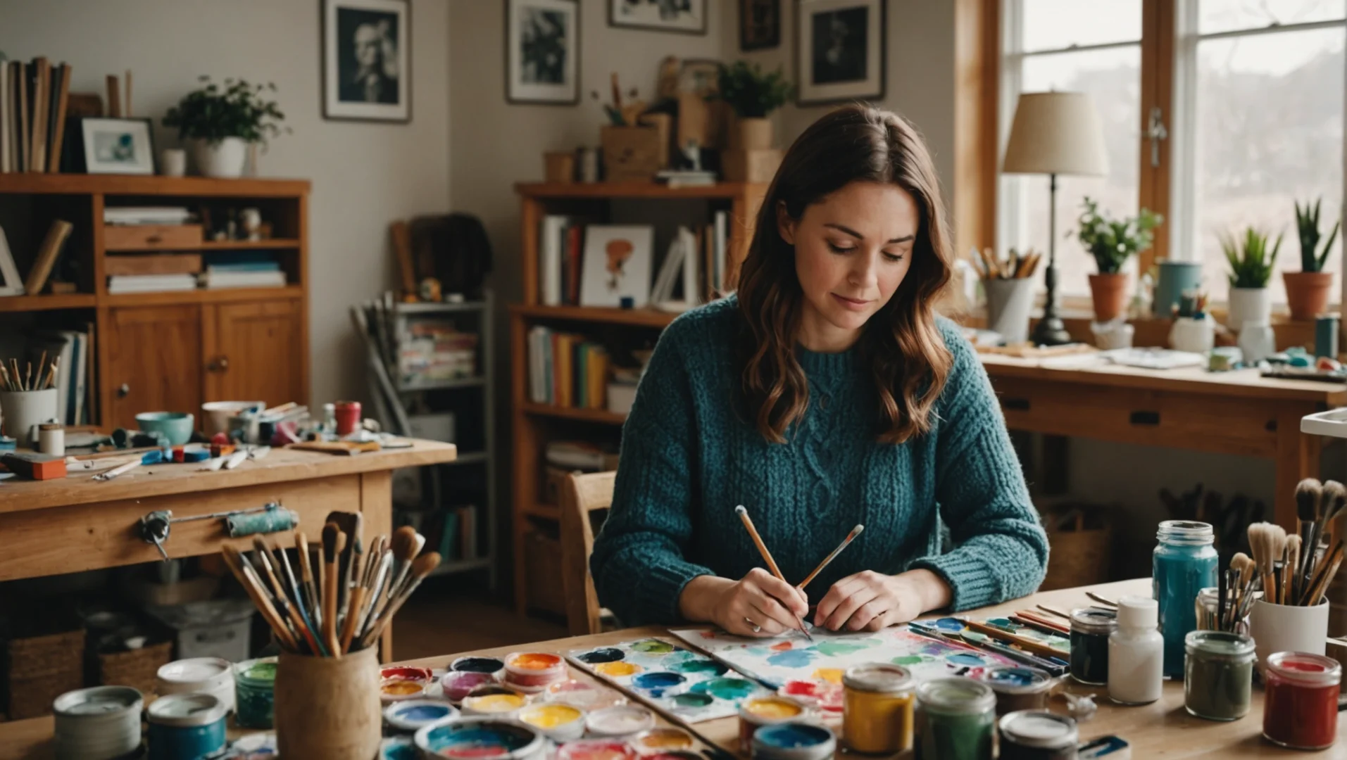 Créer l'exception chez soi : loisirs créatifs féminins